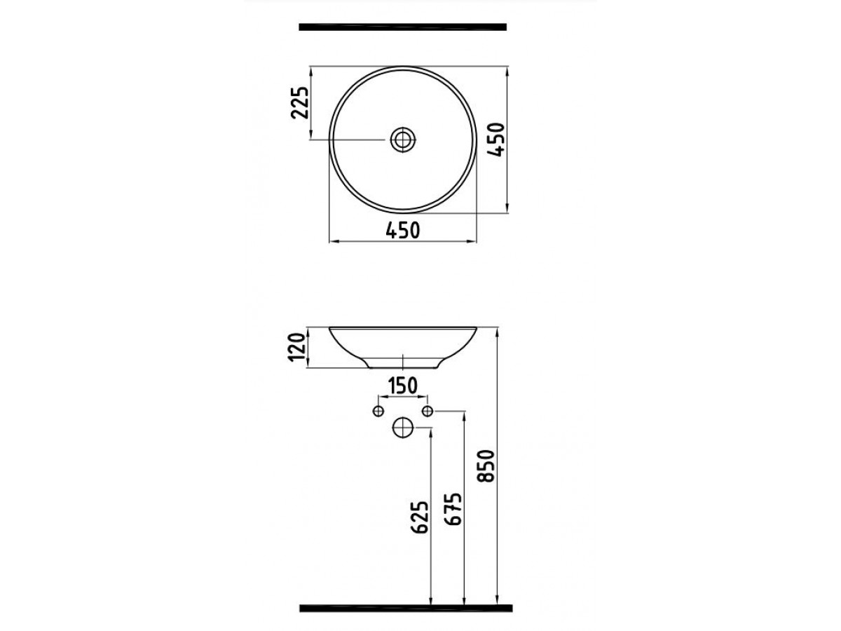Bien Harmony Umivaonik 45X45 I Elegantan I Kompaktan | Mimaks Beograd